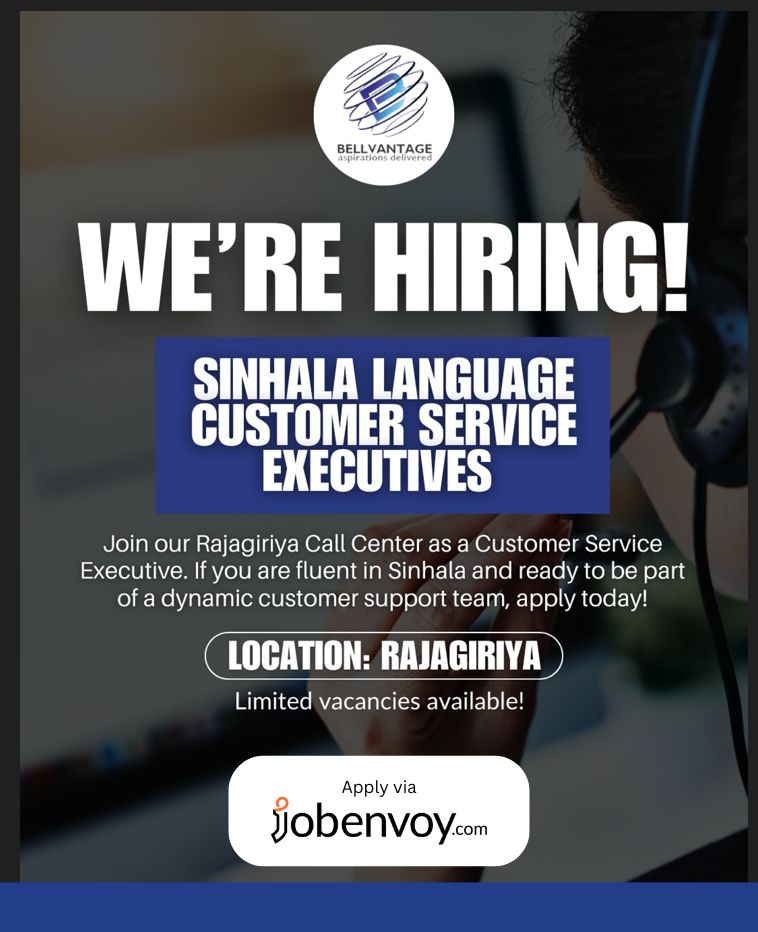 Sinhala Language Customer Service Executive